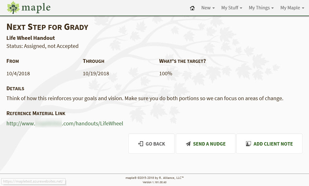 Meet Maple - Next Step Nudge 2